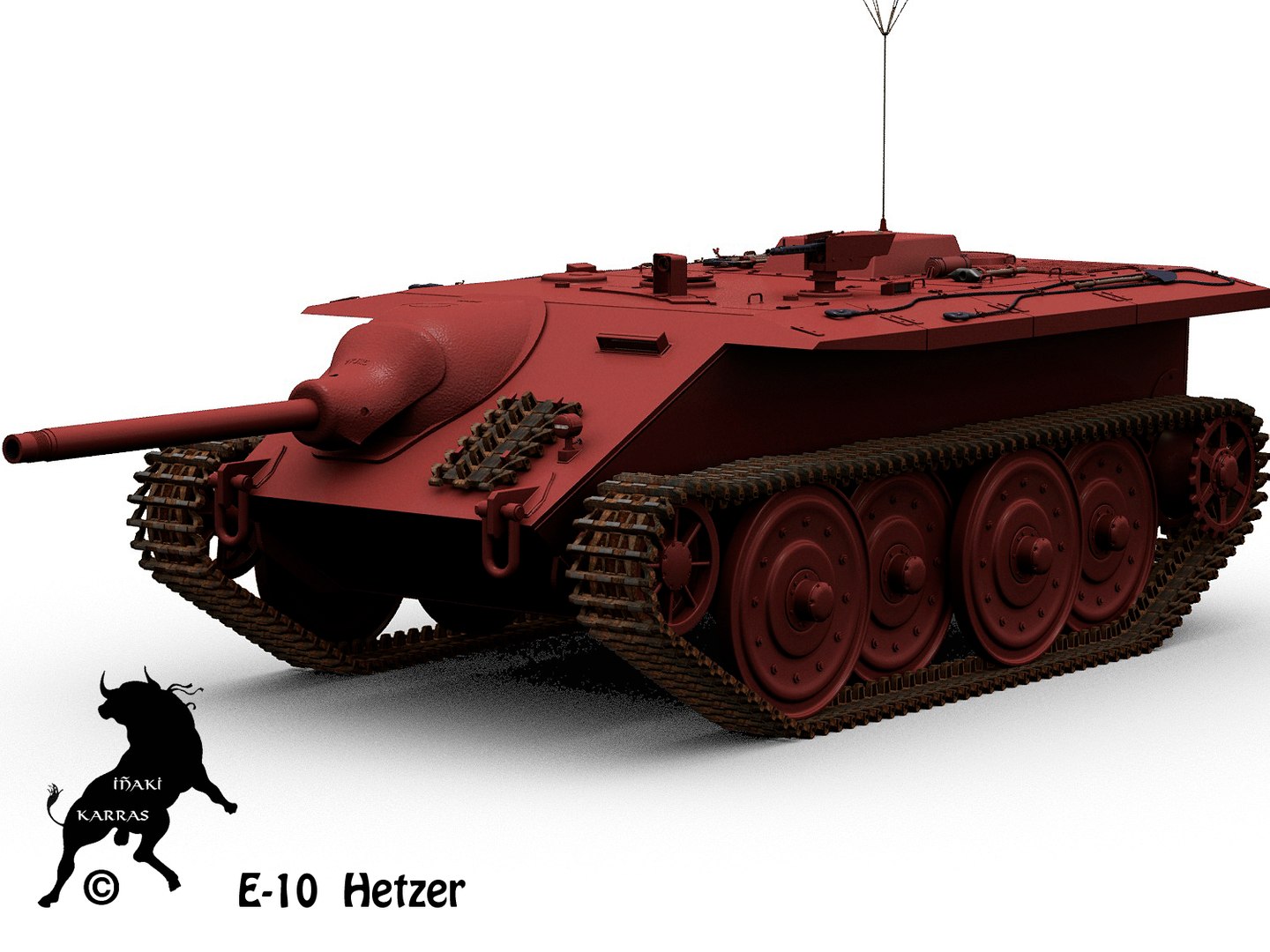3d E-10 Panzer German