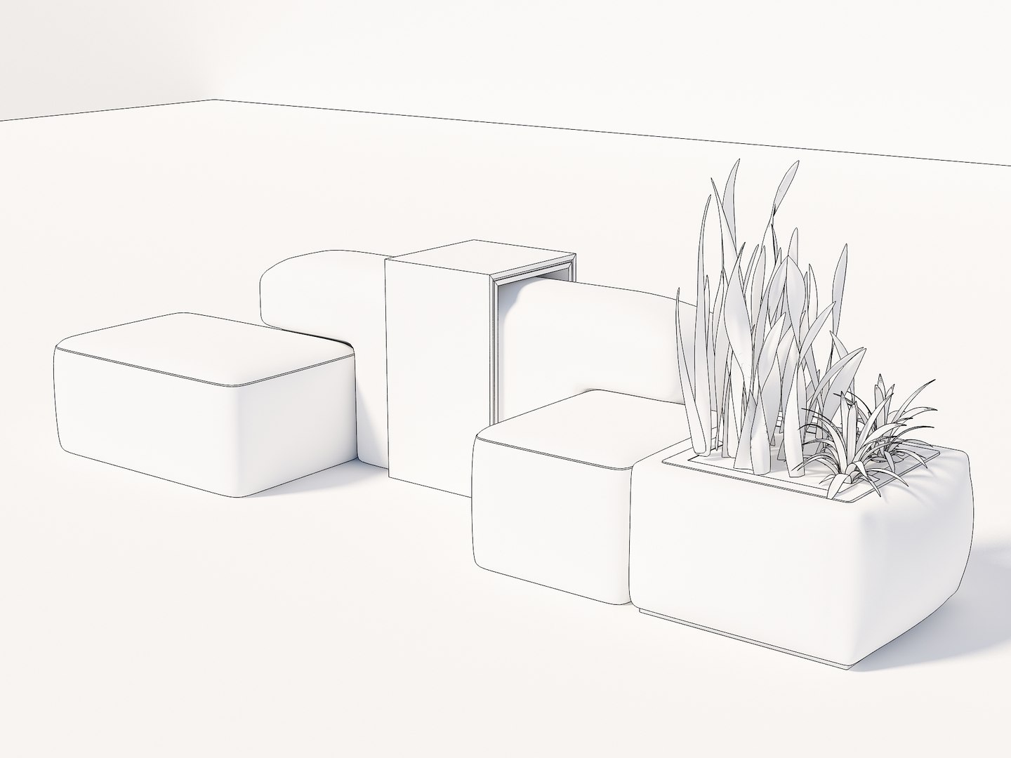 Office Sofa Office Furniture Office Rest Area 3D - TurboSquid 2156198