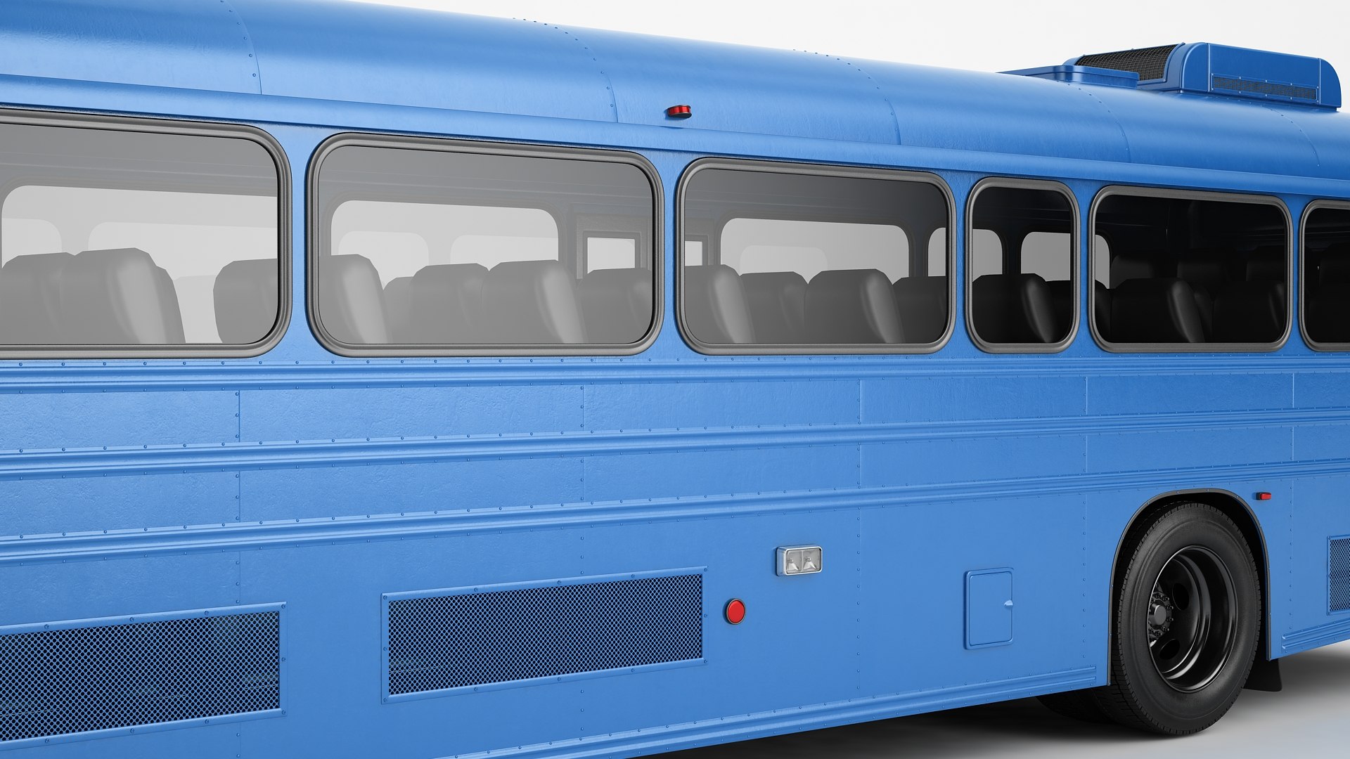 Bus 2000 blue 3D model - TurboSquid 1614504