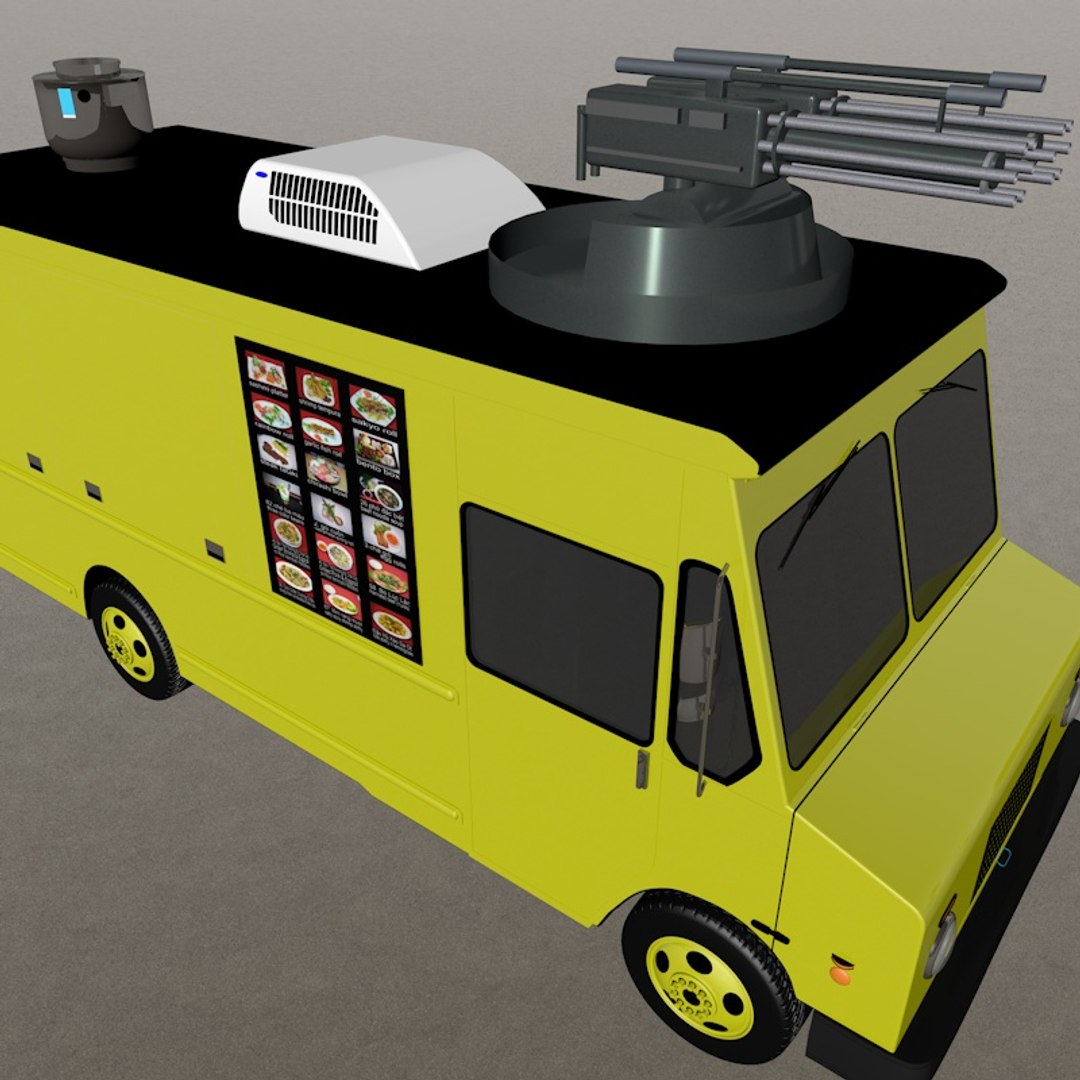 delivery truck c4d