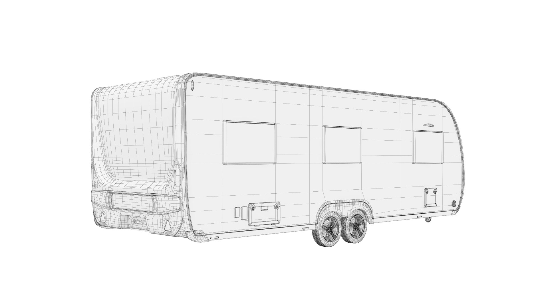 Luxury Travel Trailer 3D Model - TurboSquid 2503219