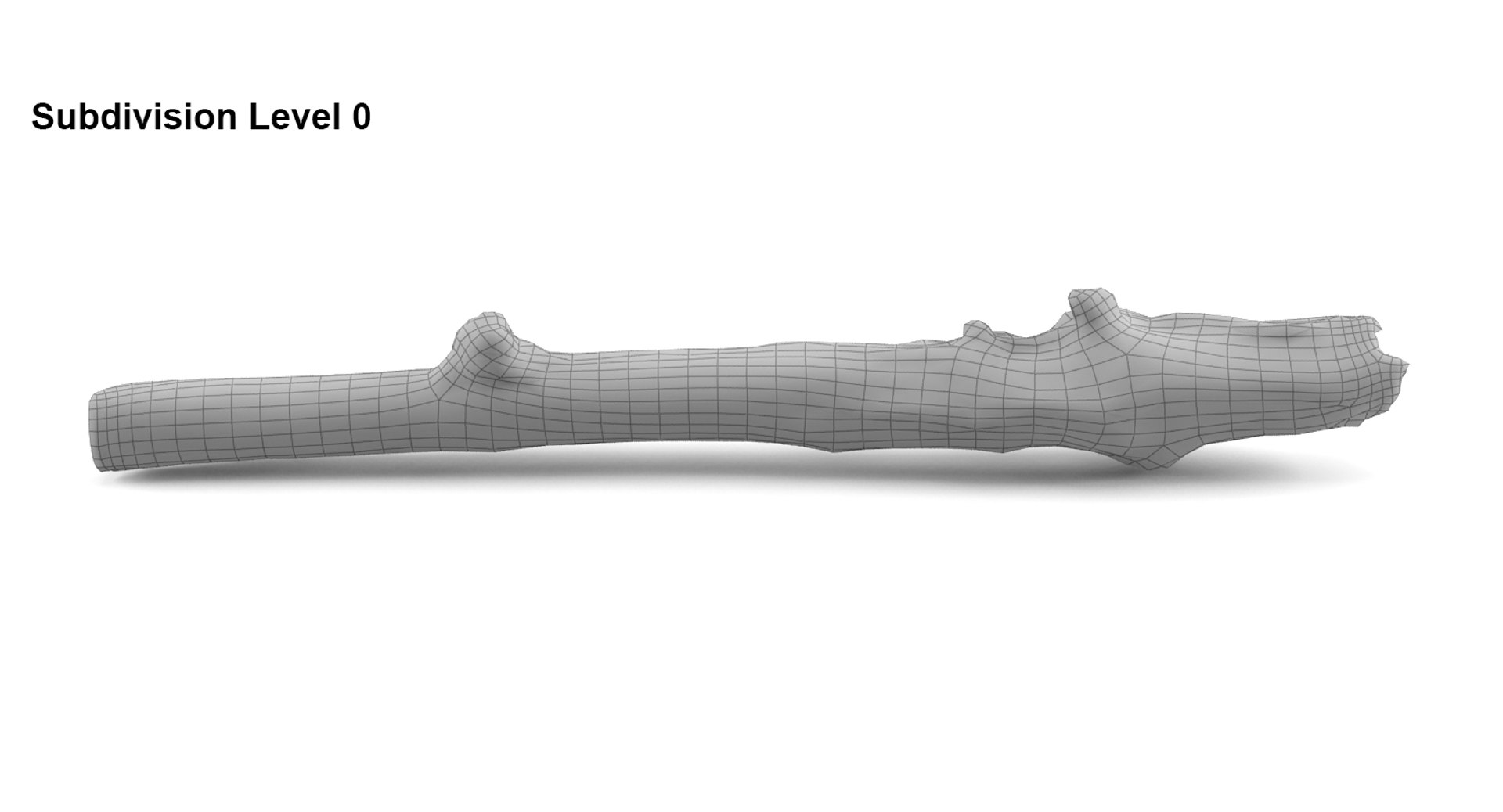Realistic Sticks 3d Model