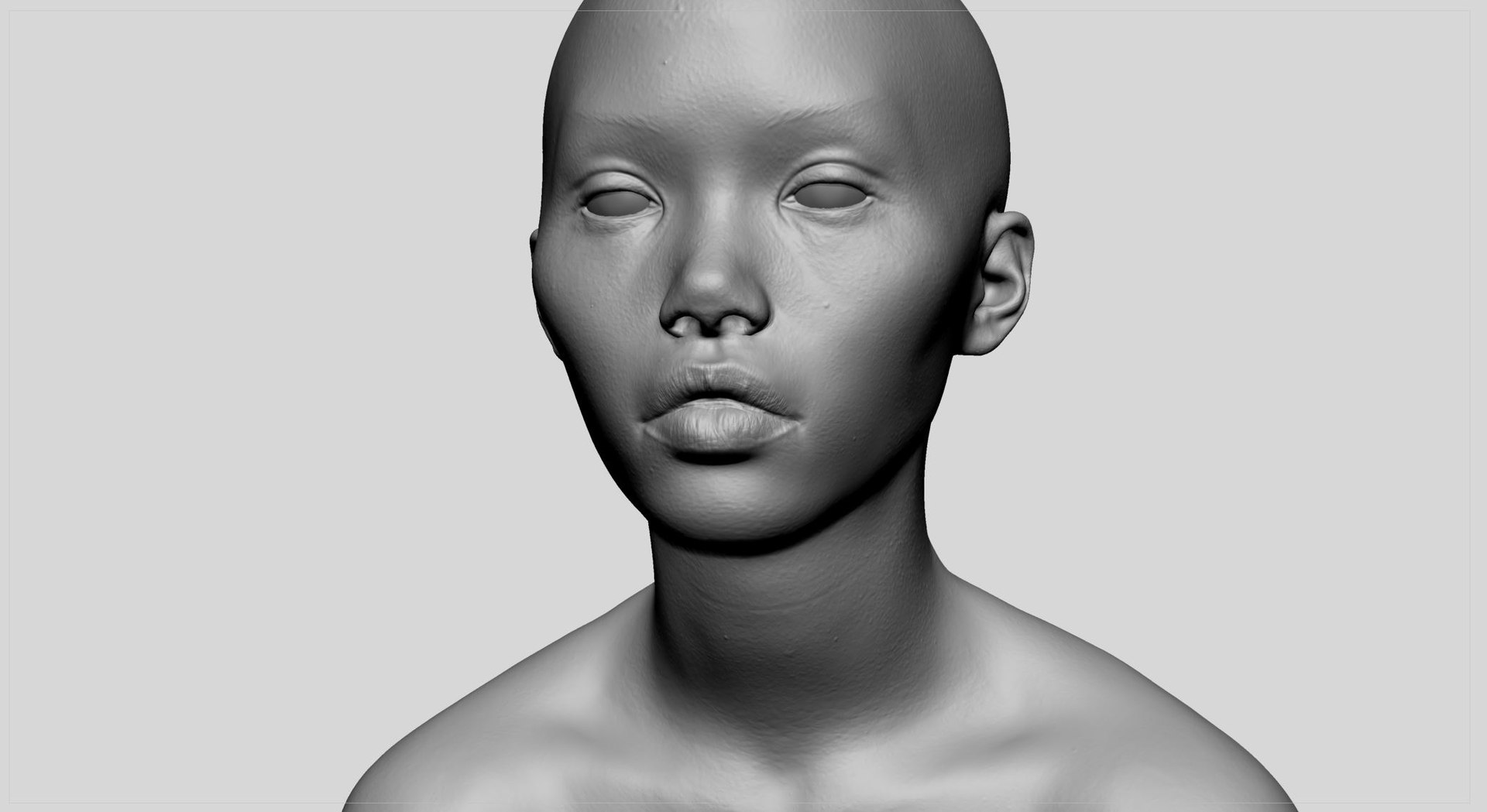 3D Model Asian Female Head Anatomy - TurboSquid 1701104