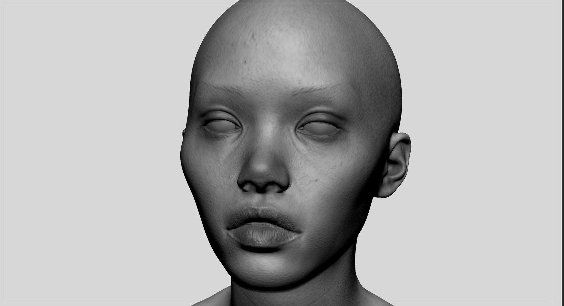3D Model Asian Female Head Anatomy - TurboSquid 1701104