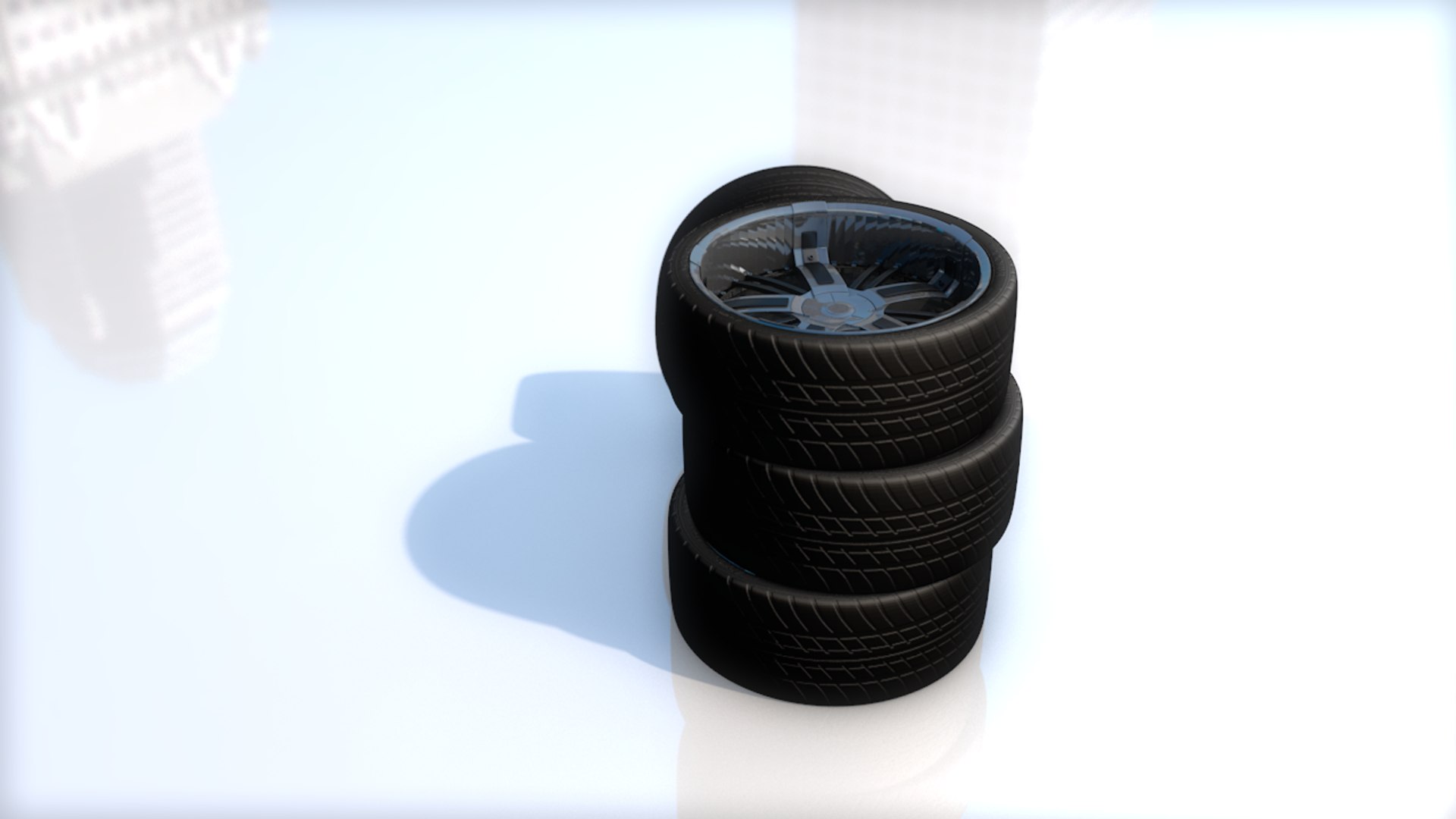 Sport Car Whel Tire 3D Model - TurboSquid 1439667