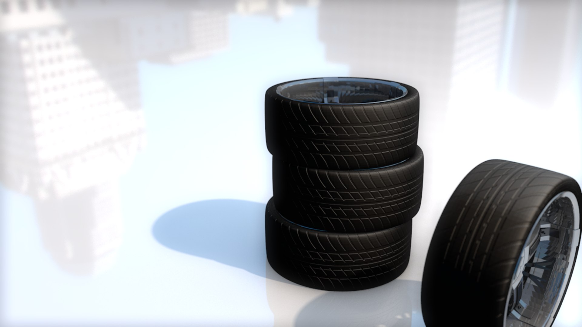 Sport Car Whel Tire 3D Model - TurboSquid 1439667