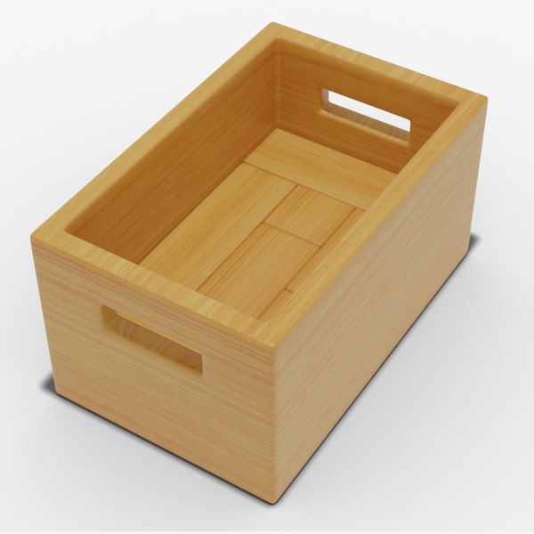 Building Blocks in Wooden Box 3D model - TurboSquid 1917831