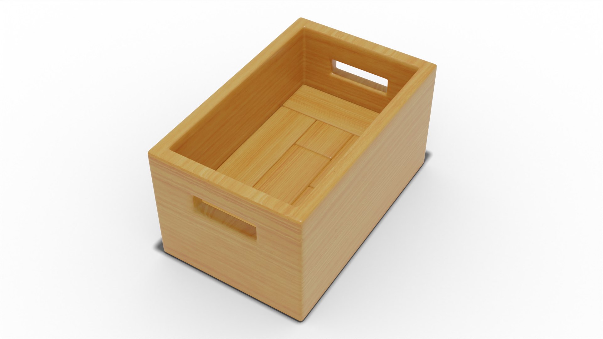 Building Blocks in Wooden Box 3D model - TurboSquid 1917831