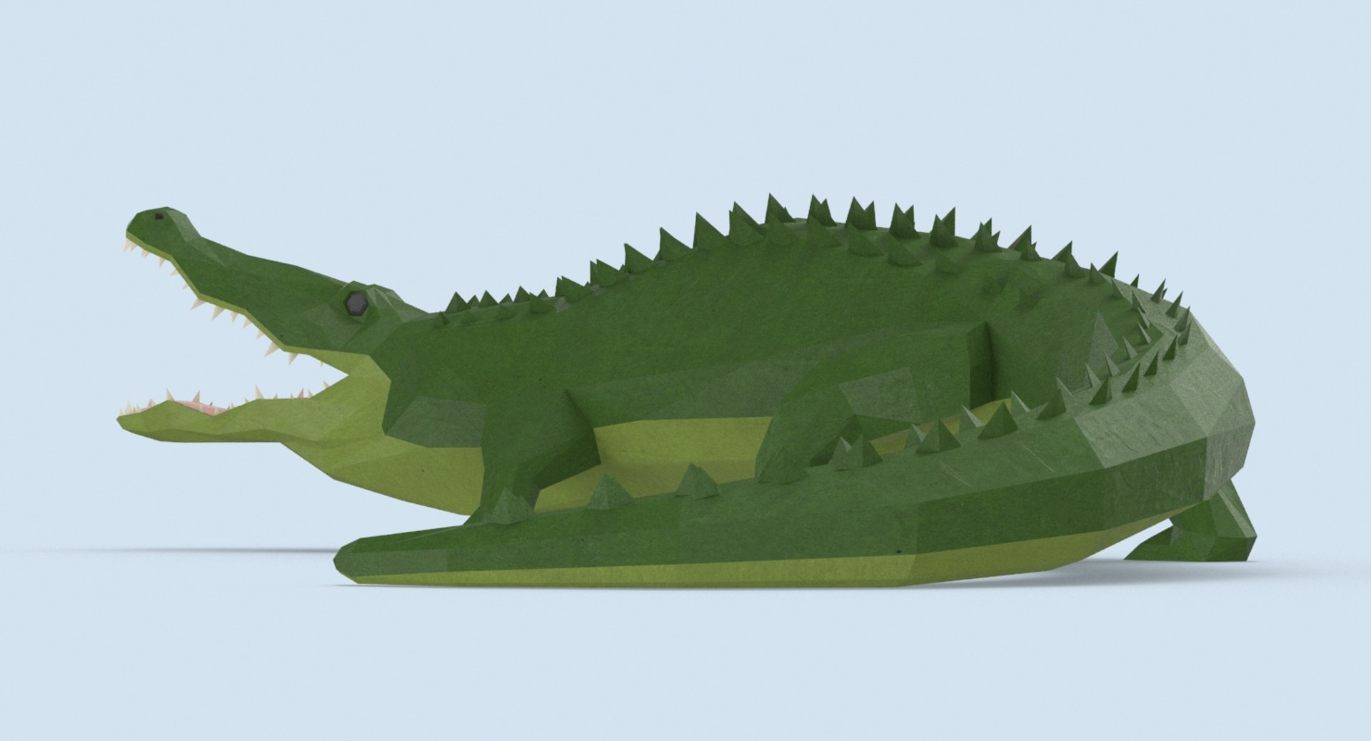 Alligator---standing 3D - TurboSquid 1237917