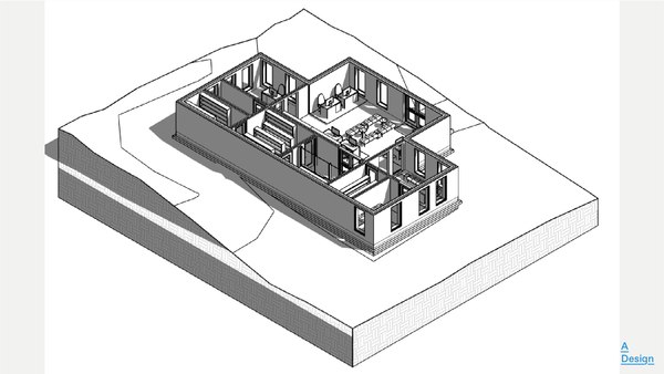 3D Bank building - Revit model model - TurboSquid 2017863