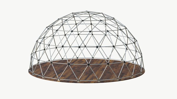 modelo 3d Estructura de cúpula geodésica - TurboSquid 2043106