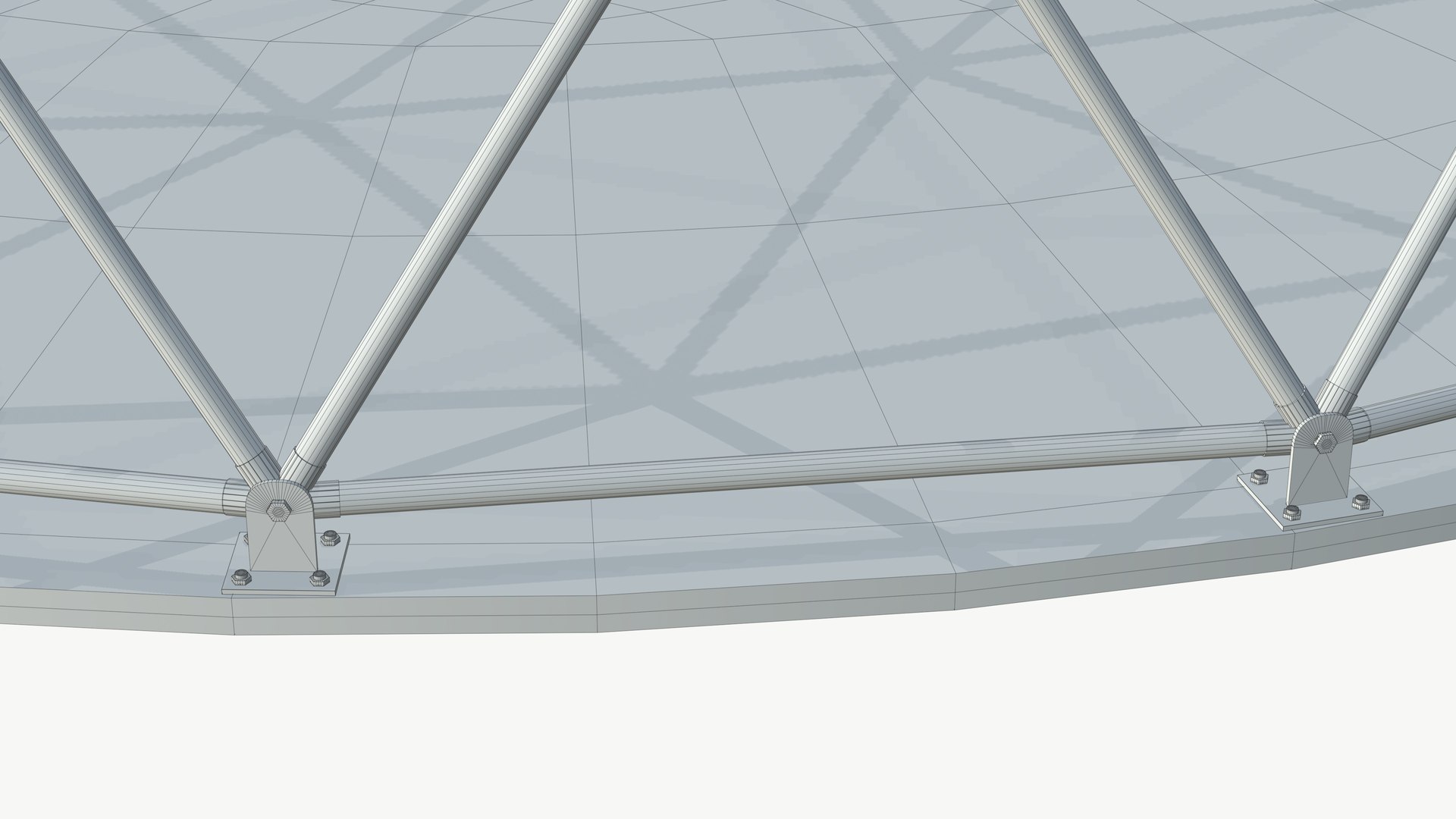 Geodesic Dome Structure Model - TurboSquid 2043106