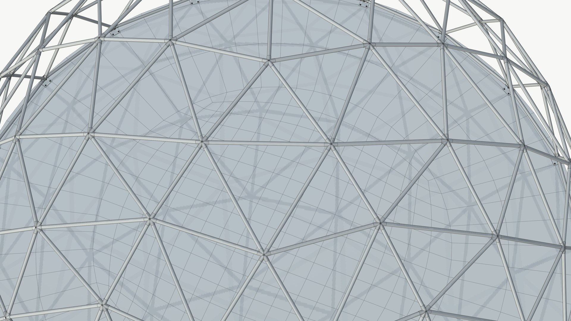 Geodesic Dome Structure Model - TurboSquid 2043106