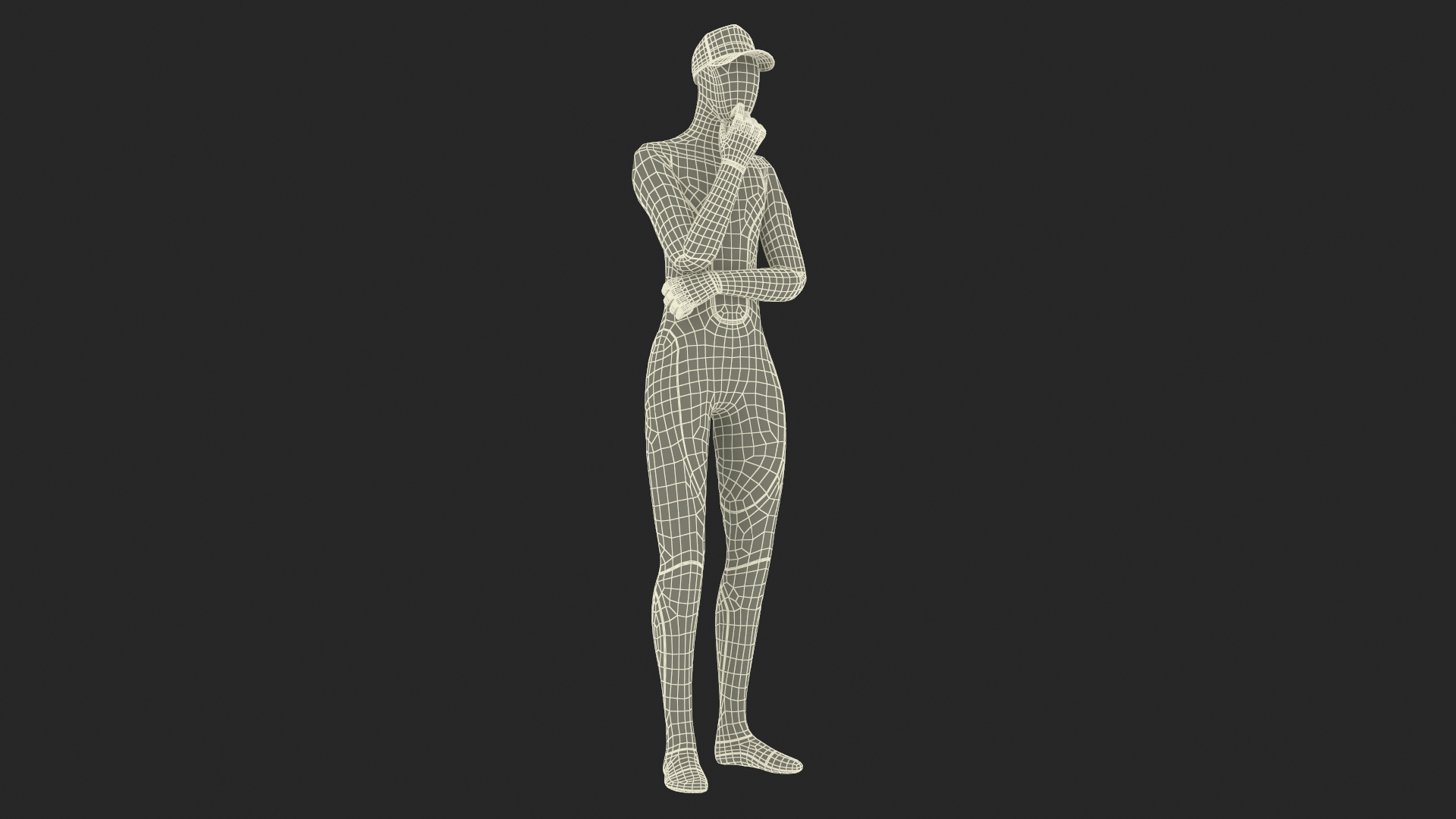 3D Model Tesla Bot Standing Pose In MAGA Hat - TurboSquid 2303848