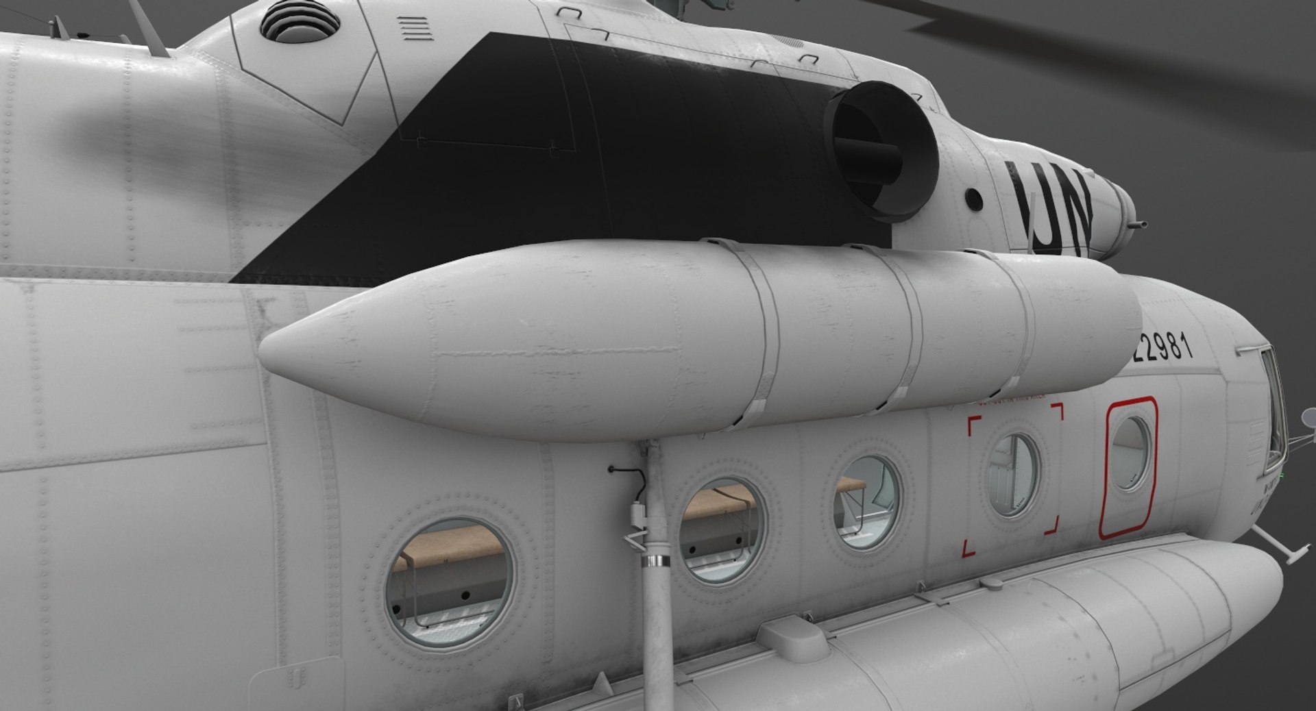 Mi-8mtv united nations animation model - TurboSquid 1446228