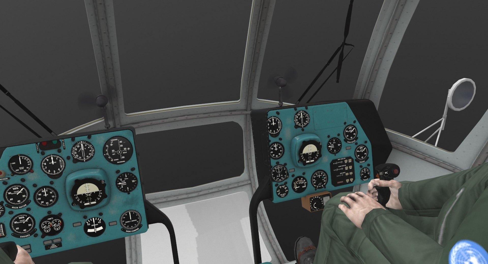 Mi-8mtv united nations animation model - TurboSquid 1446228