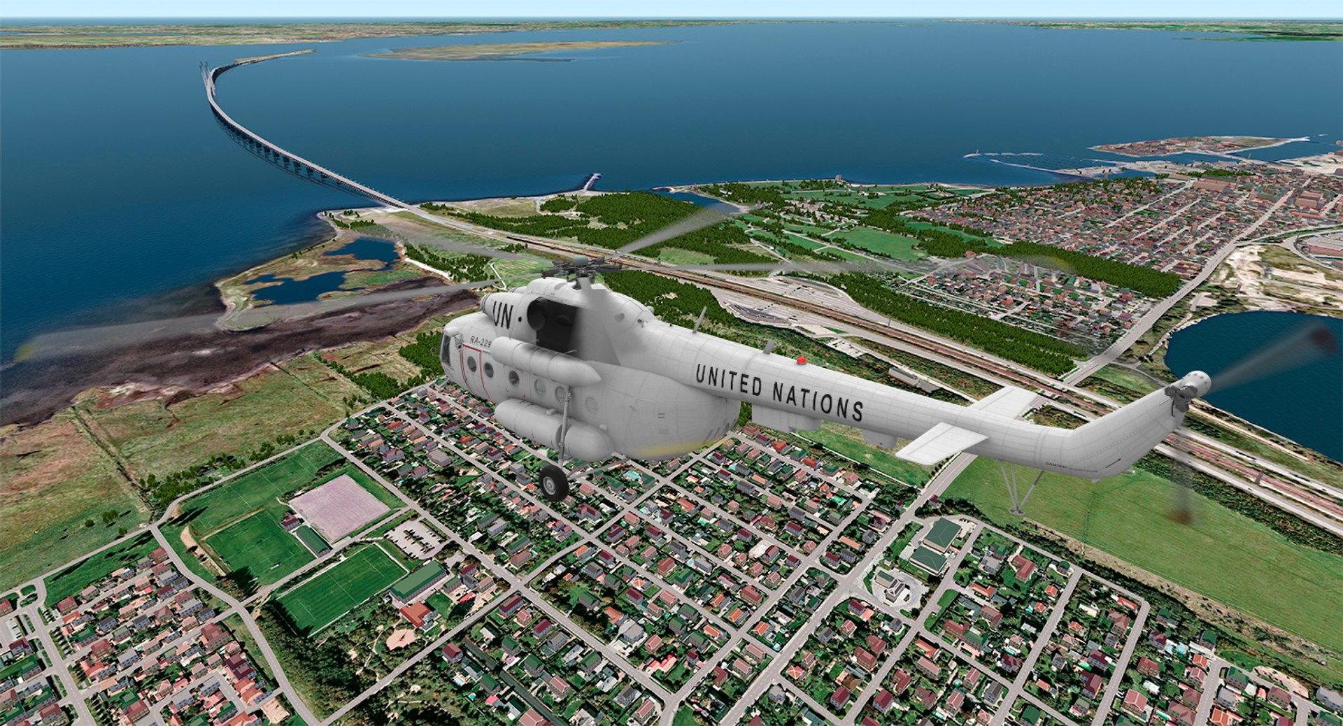 Mi-8mtv united nations animation model - TurboSquid 1446228