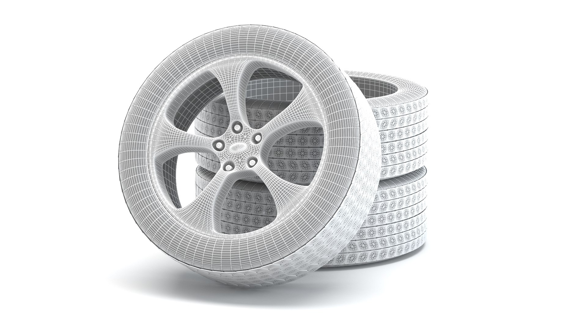 Car Tire 3D Model - TurboSquid 2052004