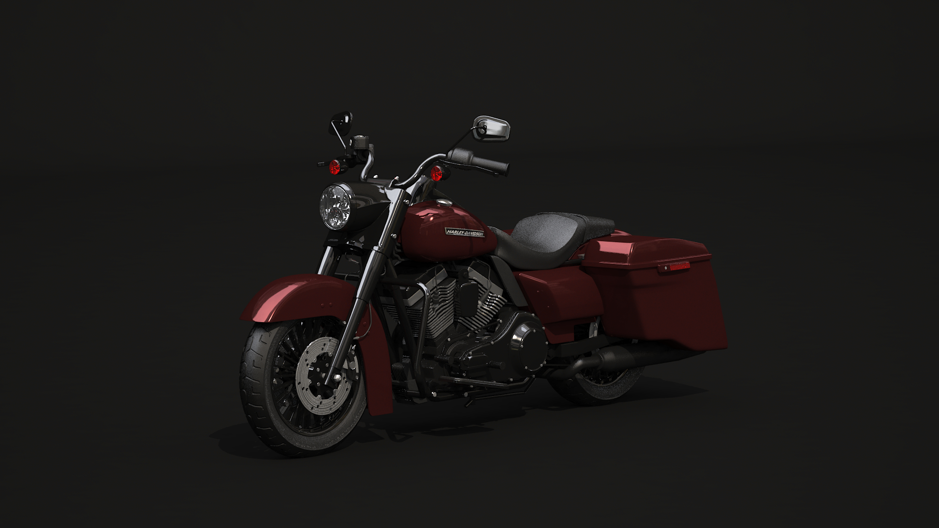 H-d Road King Special 3D Model - TurboSquid 1458150