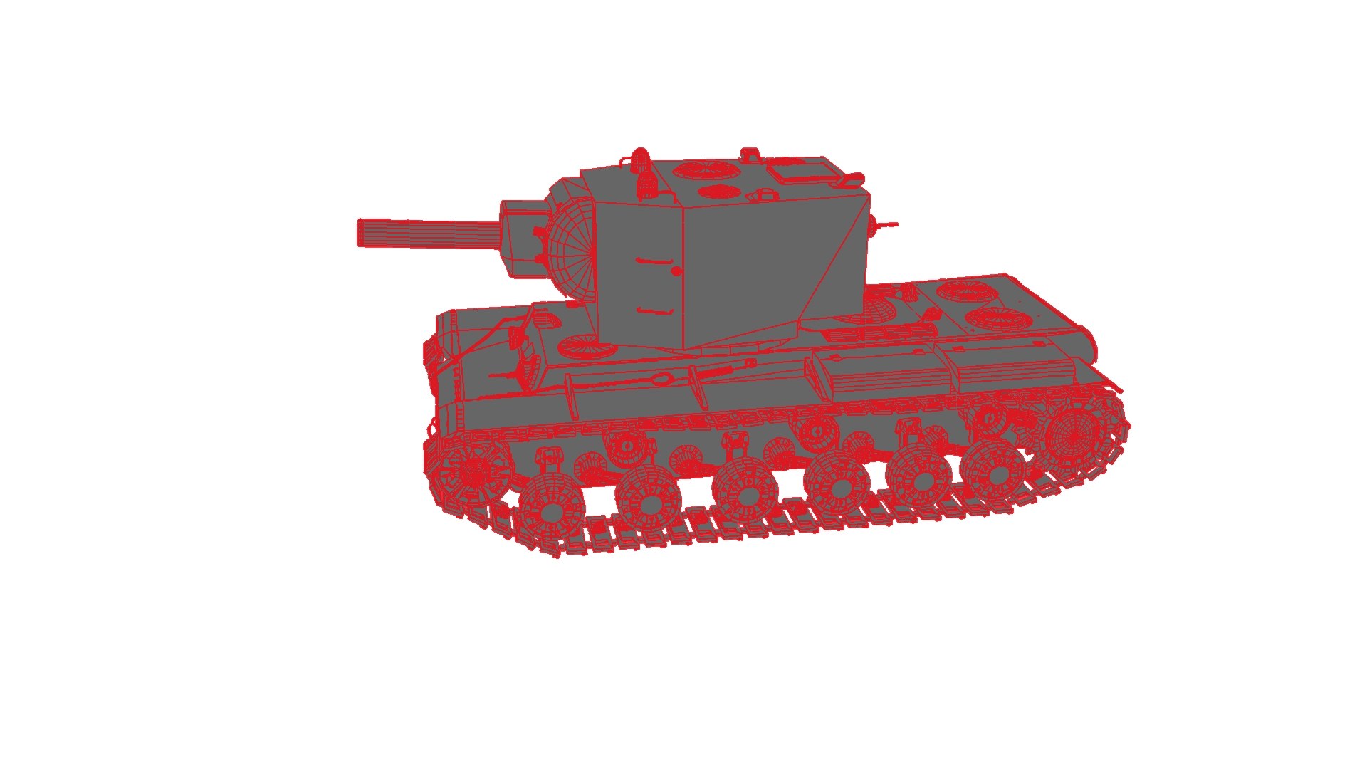 Soviet Tank Kliment Voroshilov 3D Model - TurboSquid 1160884