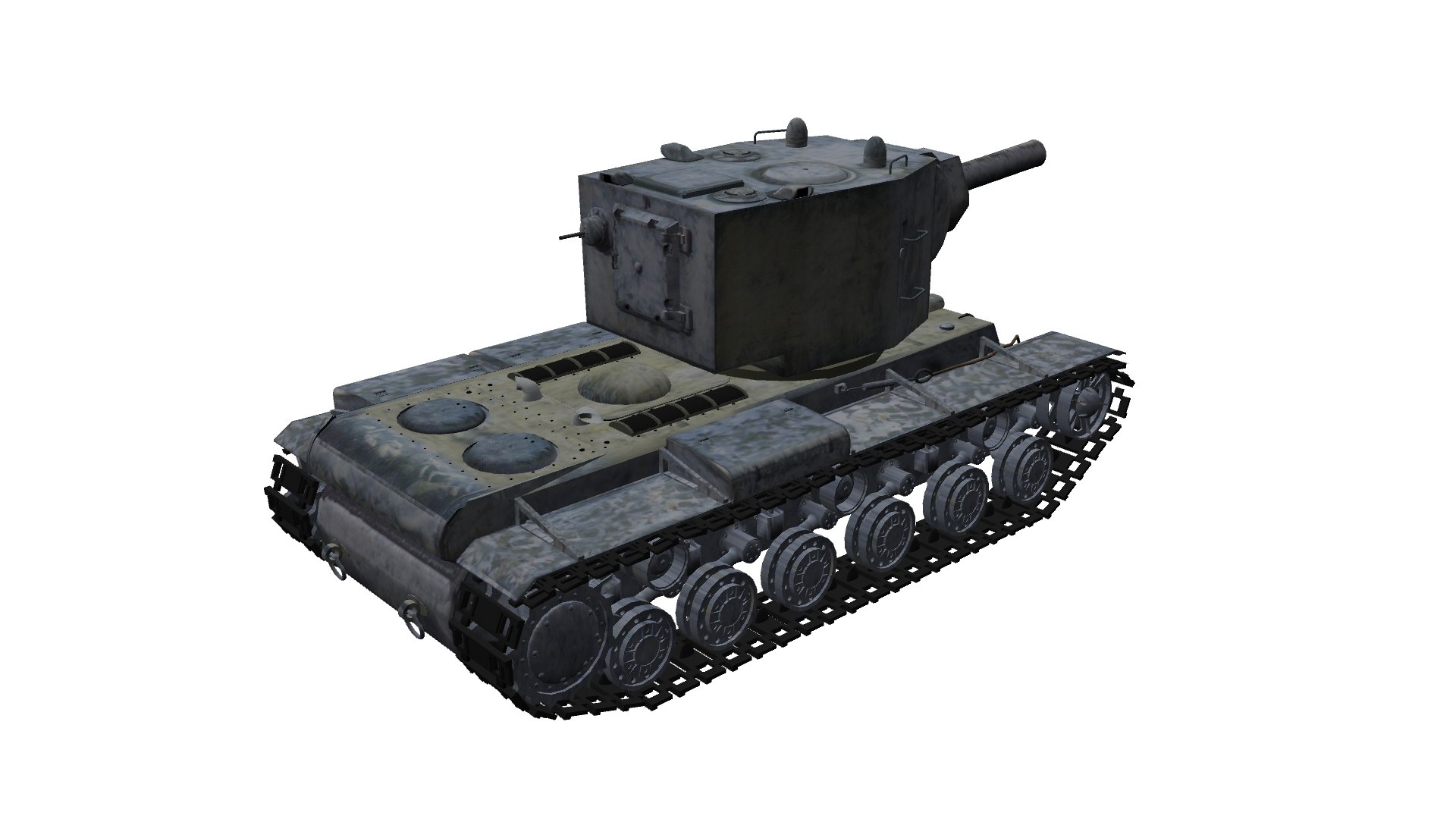 Soviet Tank Kliment Voroshilov 3D Model - TurboSquid 1160884
