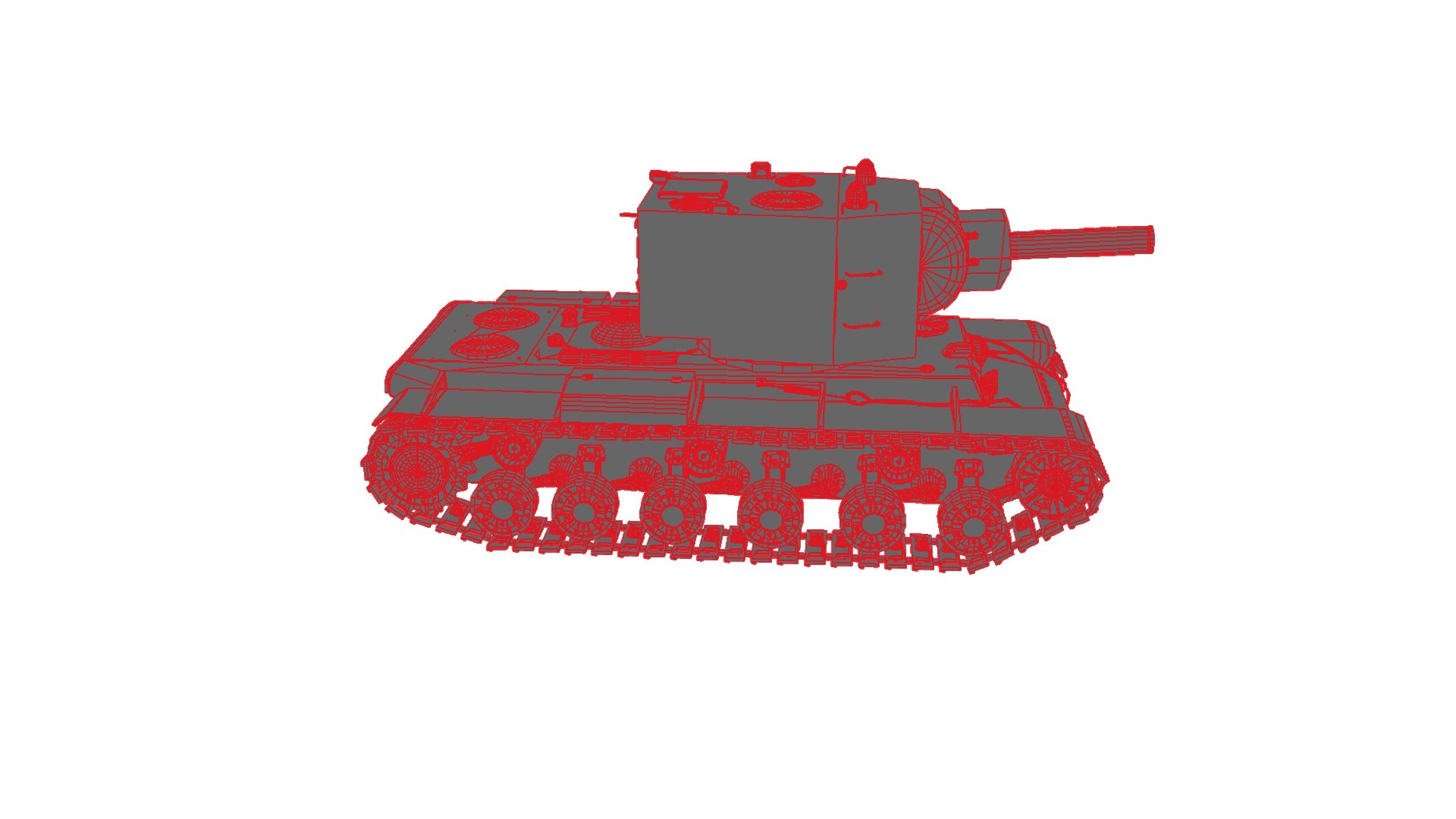 Soviet Tank Kliment Voroshilov 3D Model - TurboSquid 1160884