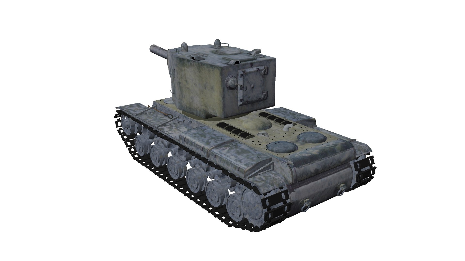 Soviet Tank Kliment Voroshilov 3D Model - TurboSquid 1160884