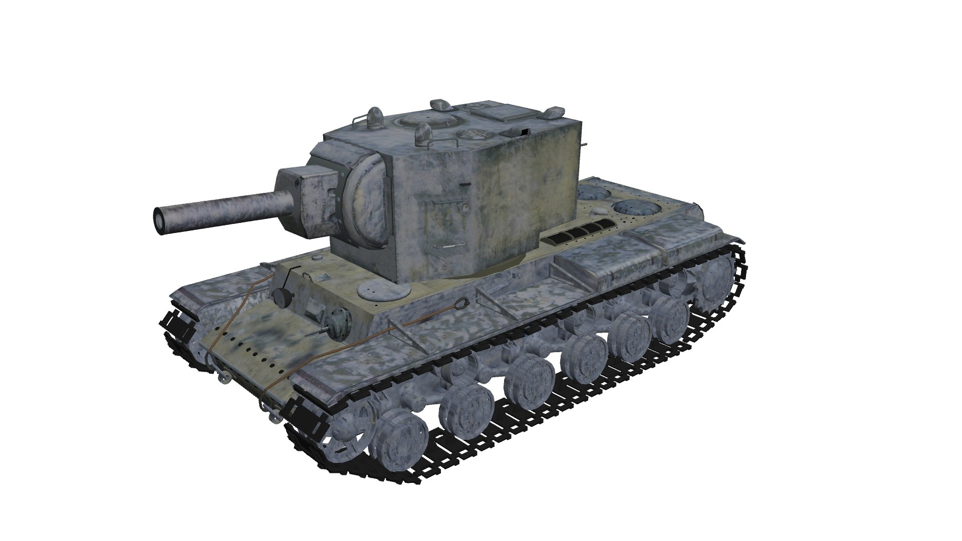 Soviet Tank Kliment Voroshilov 3D Model - TurboSquid 1160884