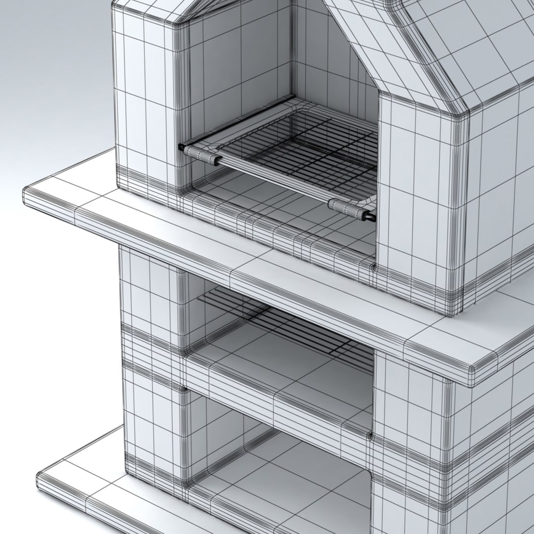 Barbecue Exterior 3d Model