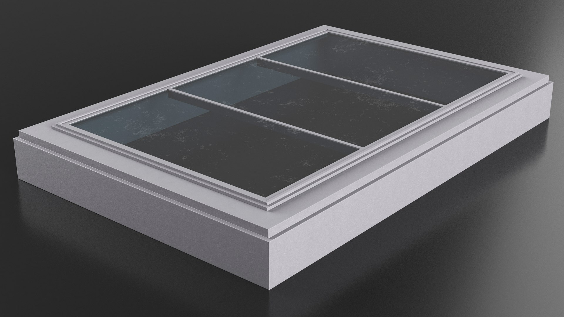 Triple Glass Skylight Window 3D Model - TurboSquid 2191749