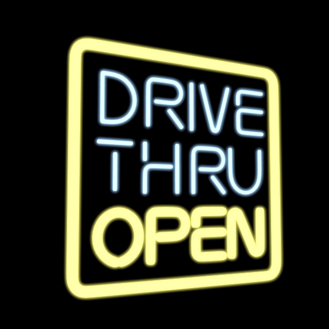 Drive Neon Sign 3d Lwo