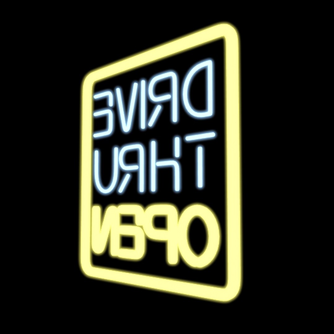 Drive Neon Sign 3d Lwo