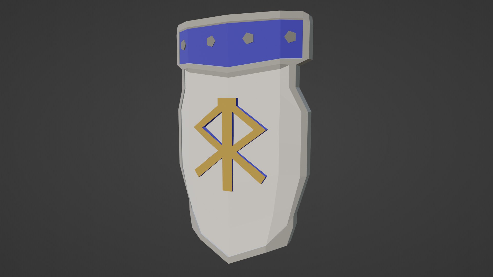 Free LOW POLY Paladin Shield 3D Model - TurboSquid 2132996
