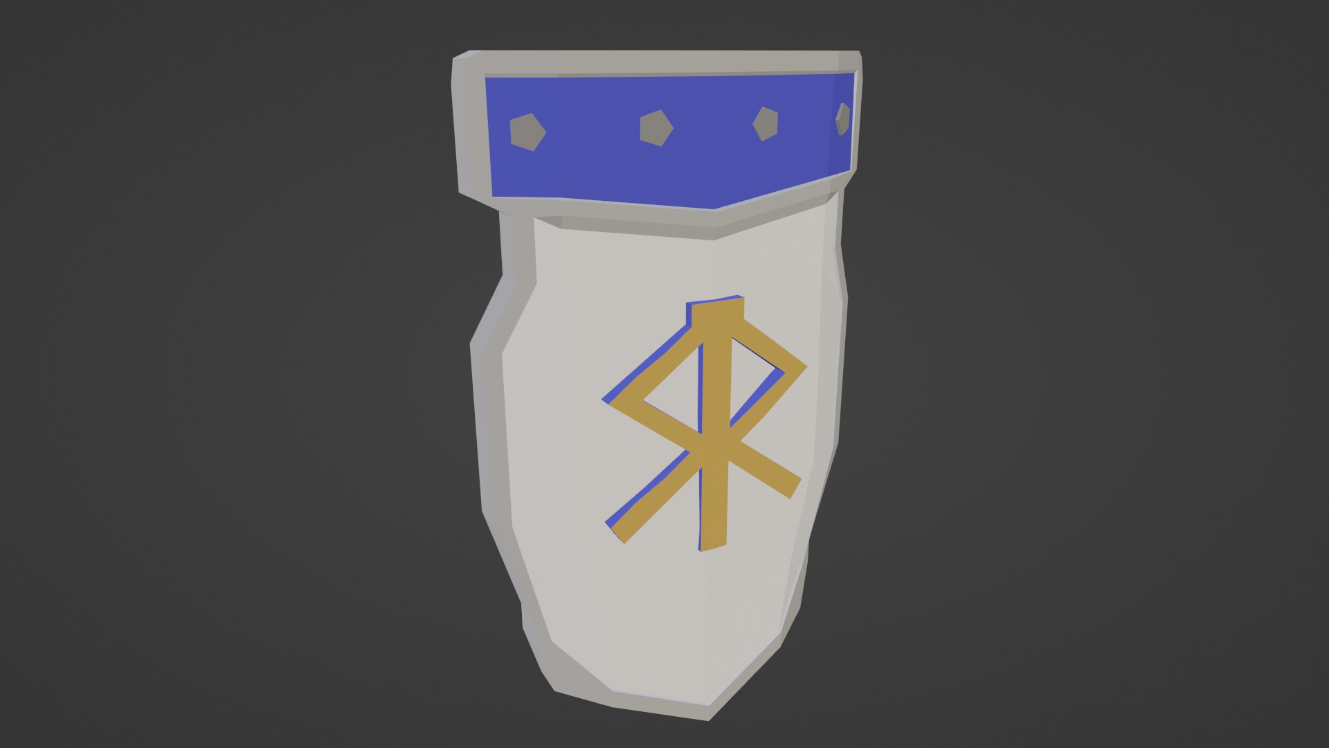 Free LOW POLY Paladin Shield 3D Model - TurboSquid 2132996