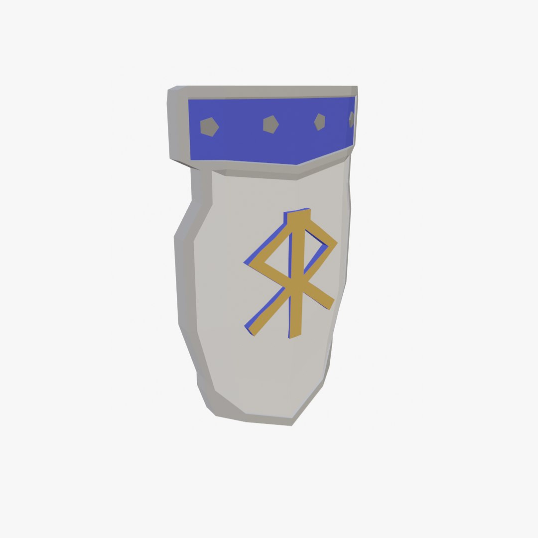 Free LOW POLY Paladin Shield 3D Model - TurboSquid 2132996