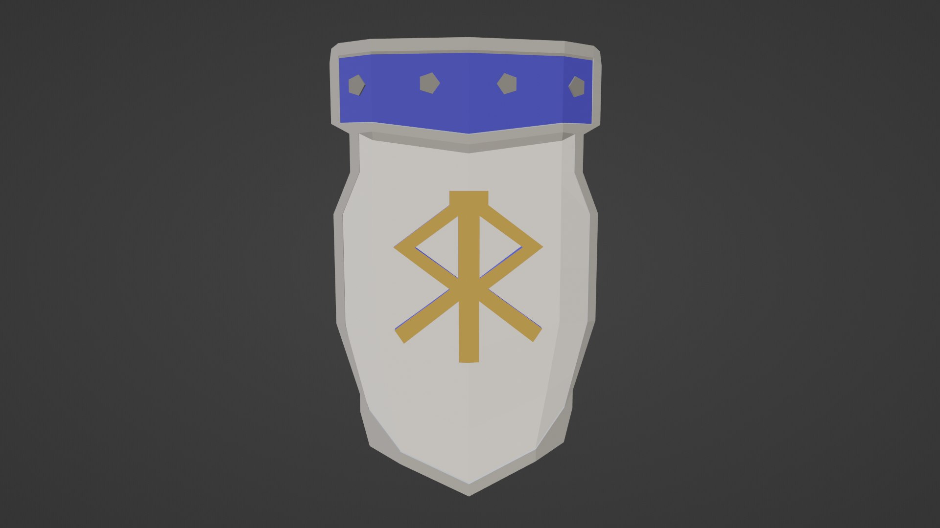 Free LOW POLY Paladin Shield 3D Model - TurboSquid 2132996