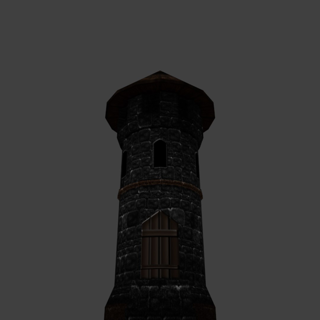 3d Medieval Rpg Tower