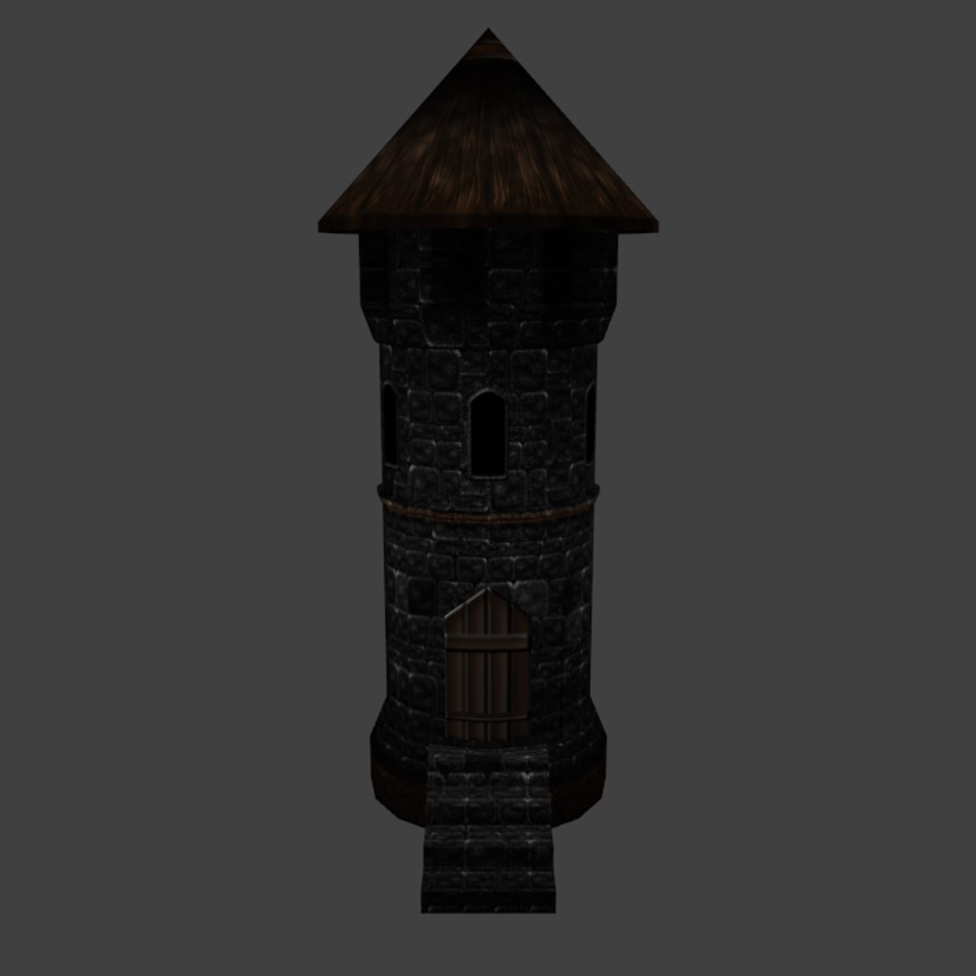 3d Medieval Rpg Tower
