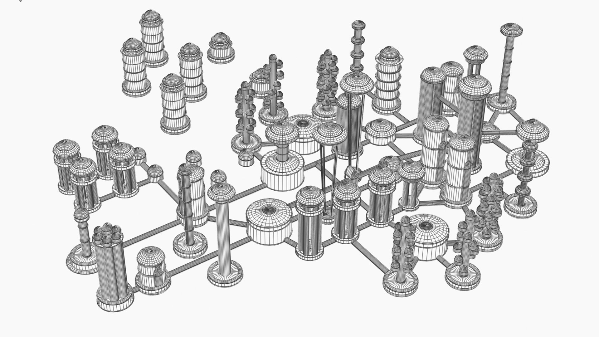 Underwater City 3D Model - TurboSquid 2399607