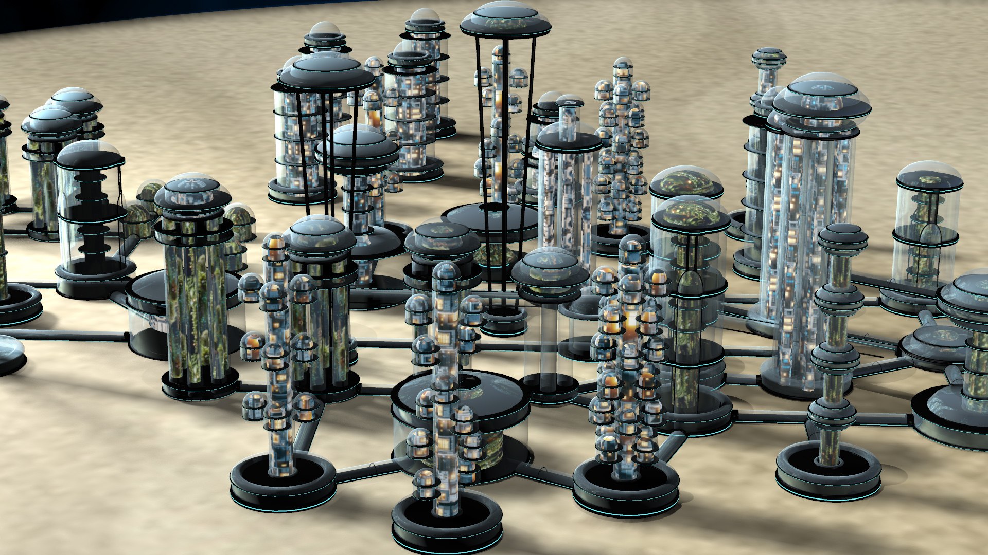 Underwater City 3D Model - TurboSquid 2399607