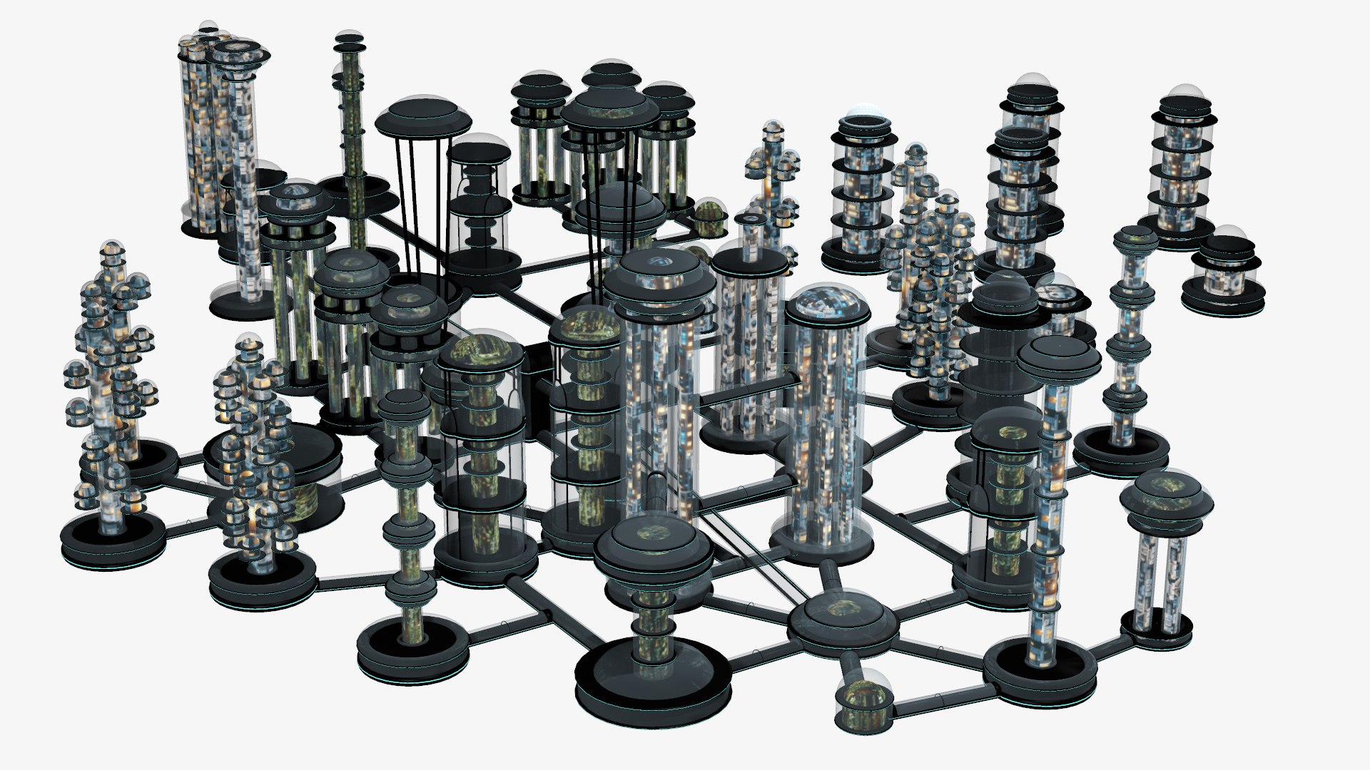 Underwater City 3D Model - TurboSquid 2399607