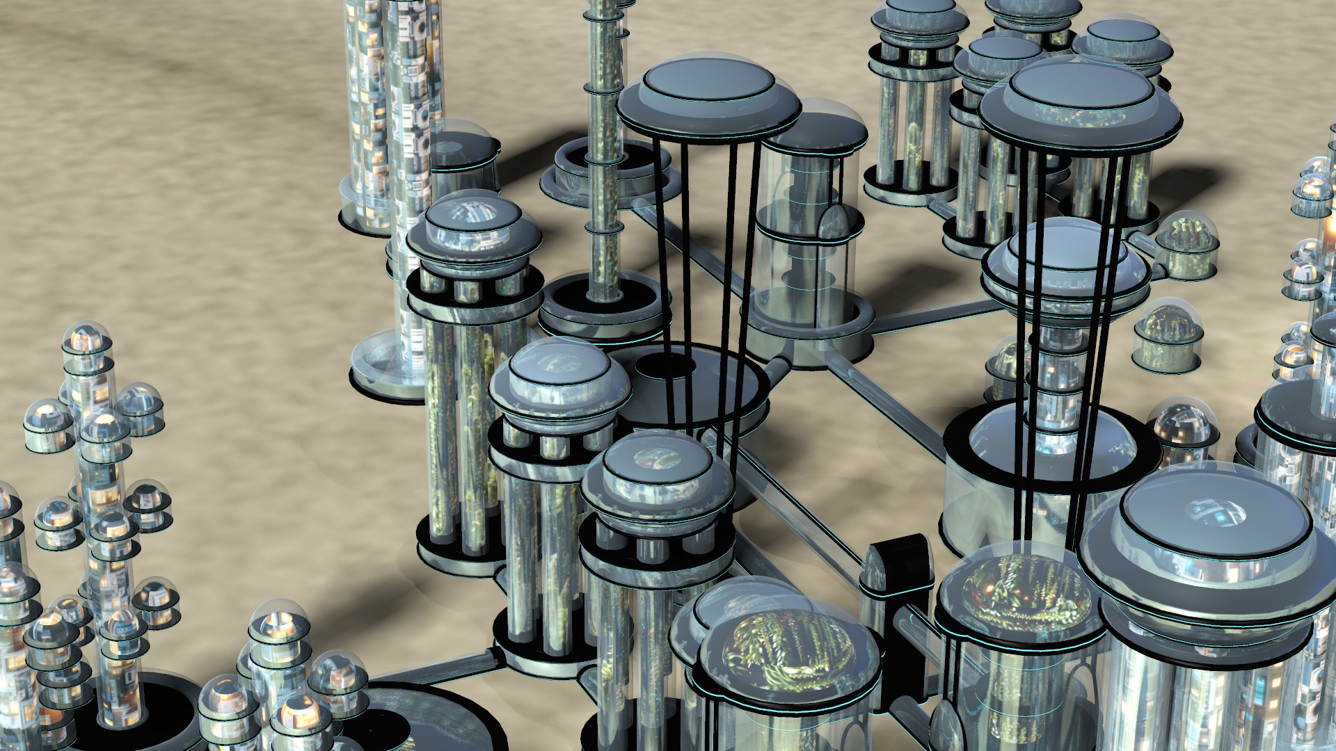 Underwater City 3D Model - TurboSquid 2399607