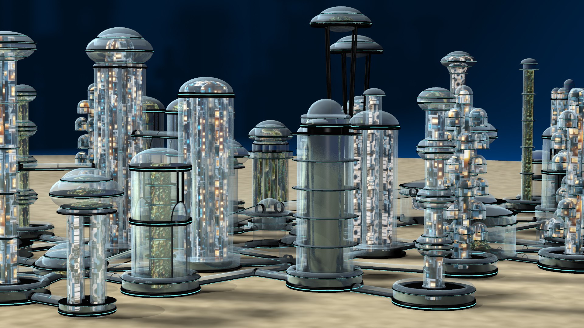 Underwater City 3D Model - TurboSquid 2399607