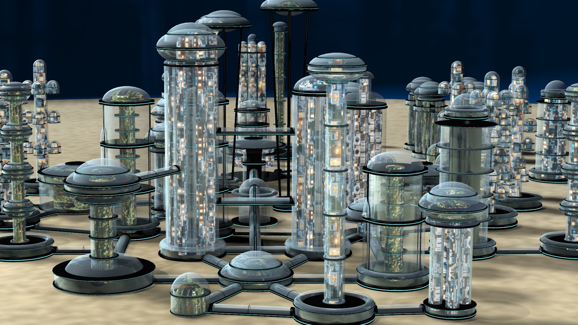 Underwater City 3D Model - TurboSquid 2399607