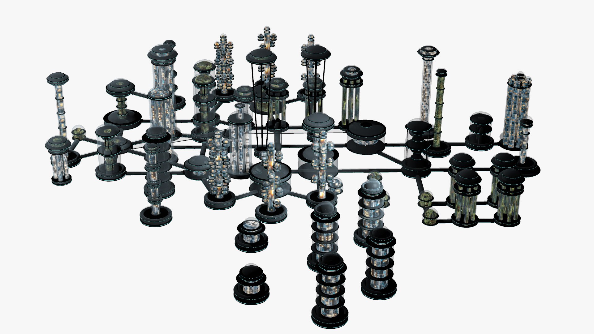 Underwater City 3D Model - TurboSquid 2399607