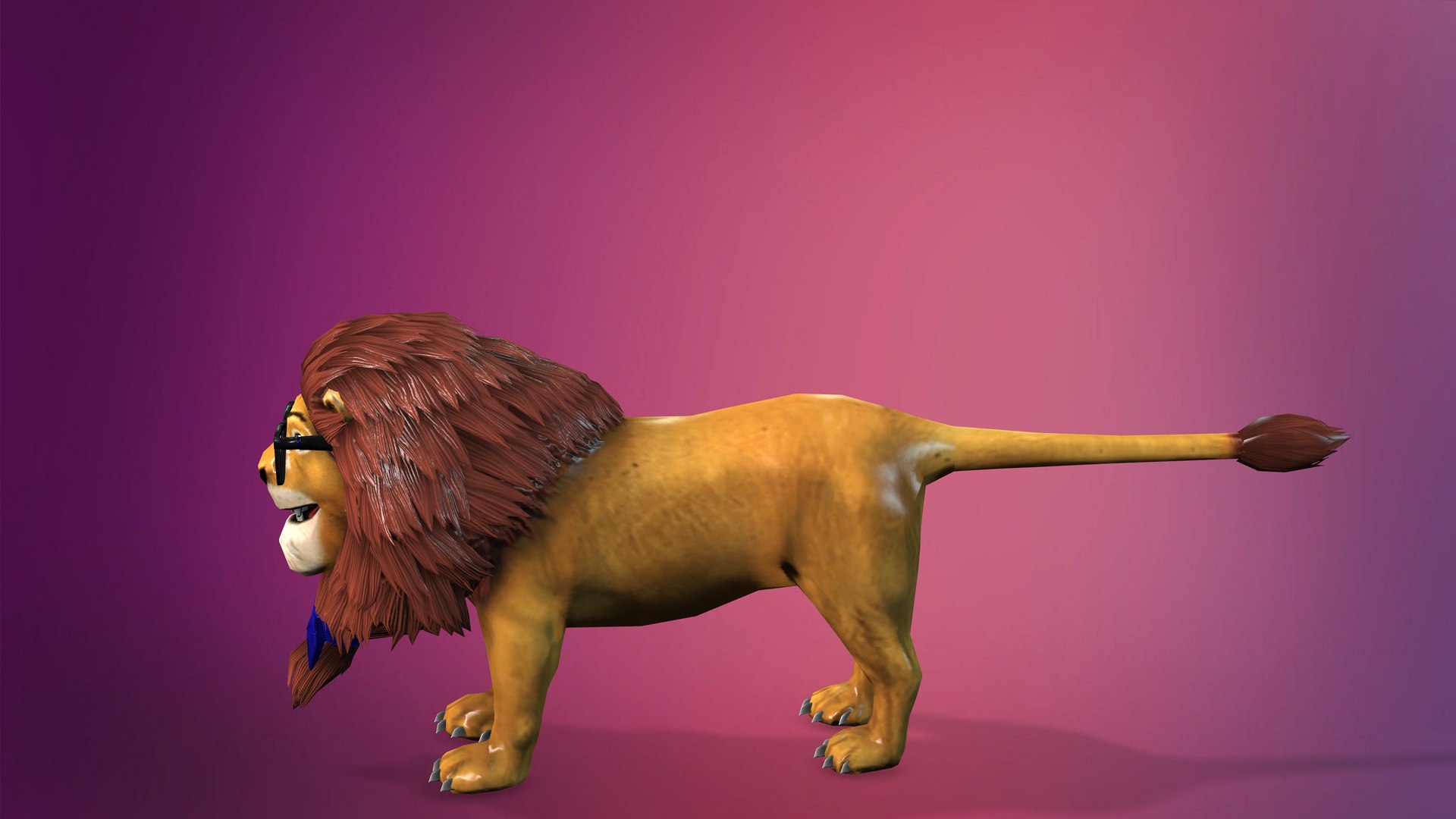 Lion Cartoon Model - TurboSquid 1704609