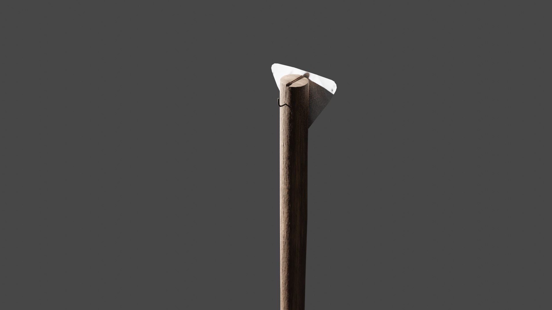 Wooden Pole Sign Yield 3D model - TurboSquid 1807618