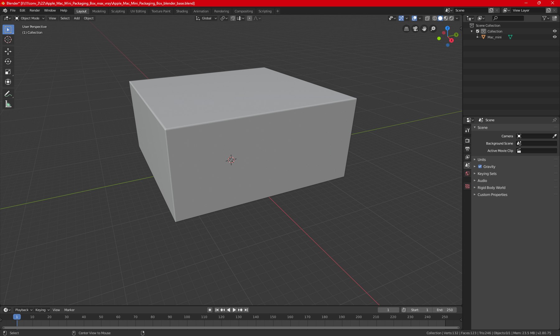 Apple Mac Mini Packaging Box Model - TurboSquid 2216703
