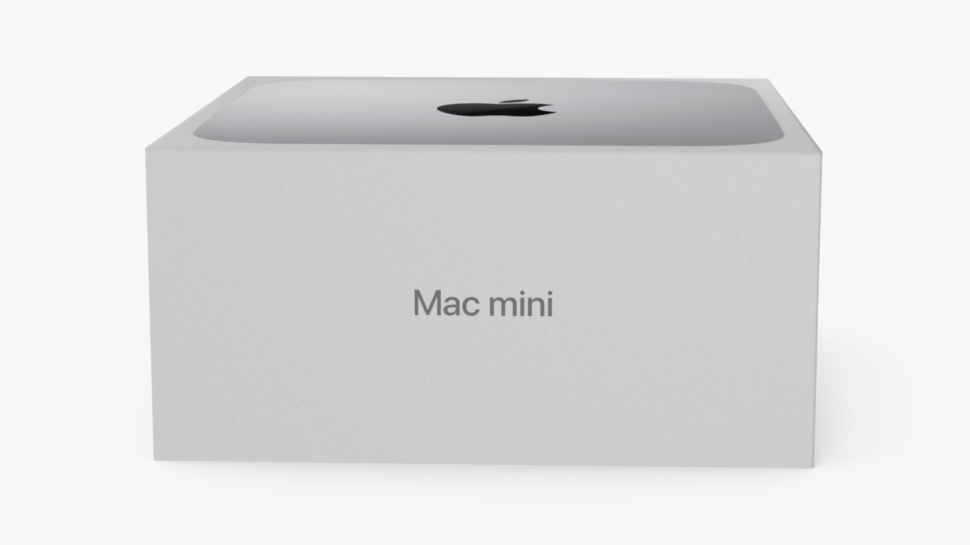 Apple Mac Mini Packaging Box Model - TurboSquid 2216703
