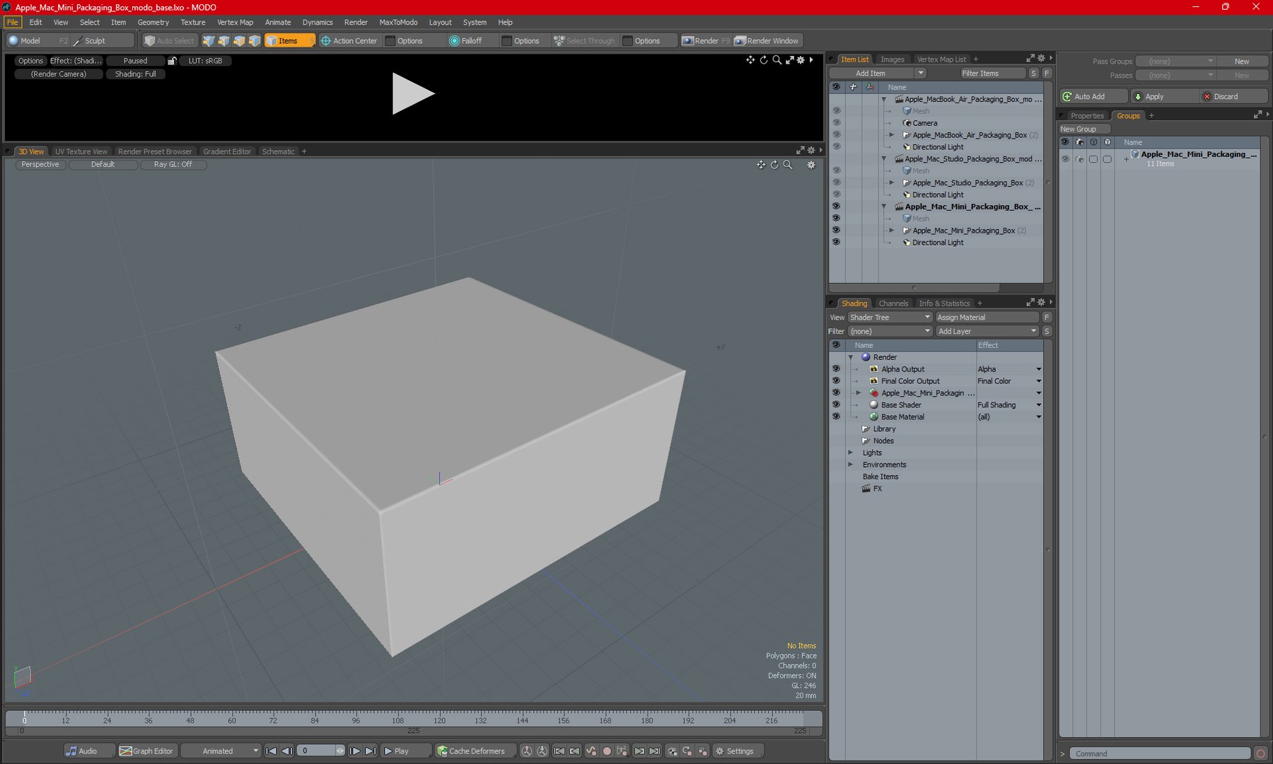 Apple Mac Mini Packaging Box Model - TurboSquid 2216703